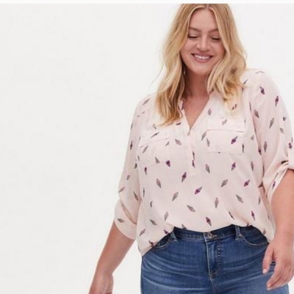 torrid | Tops | Torrid Harper Chillin Ice Cream Blouse | Poshmark
